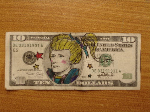 25 Hilarious Defaced Dollar Bills | The Best Article Every Day
